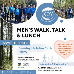Save The Date – CRY Men’s Walk – Cry